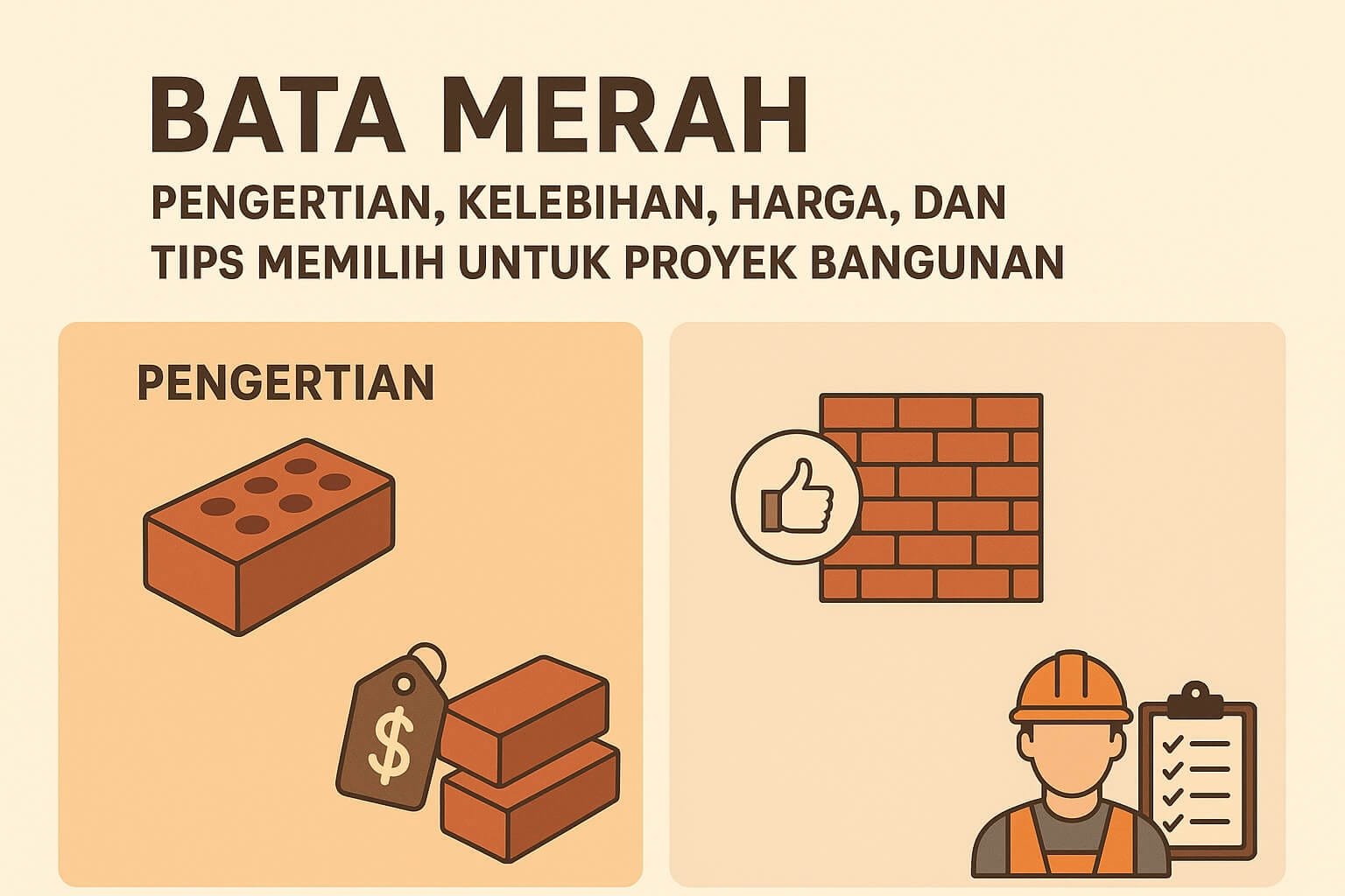 Bata Merah: Pengertian, Kelebihan, Harga, dan Tips Memilih untuk Proyek ...